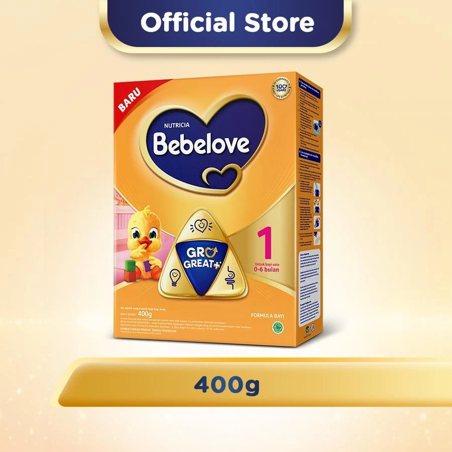 Bebelove 1 400g Susu Formula Bayi Usia 0-6 bulan