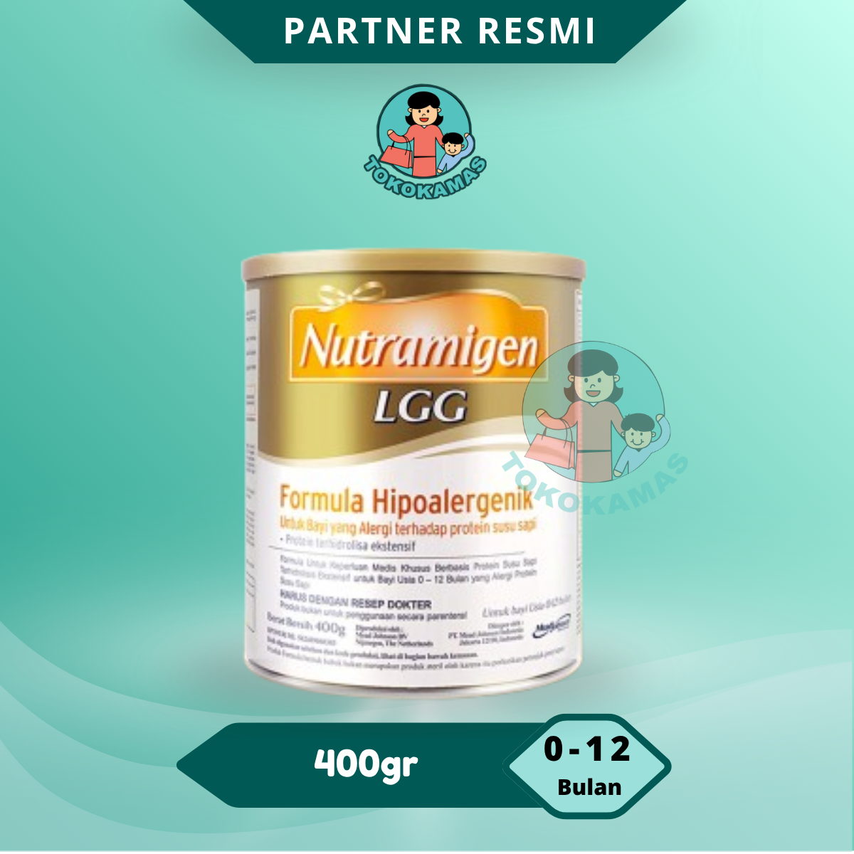 Nutramigen LGG 400 gr - Susu Formula Bayi Hipoalergenik