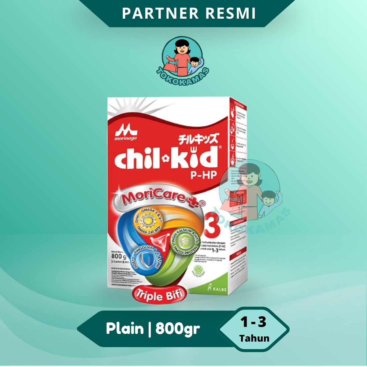 Morinaga Chil Kid PHP Susu Pertumbuhan Anak Usia 1-3 tahun 800g