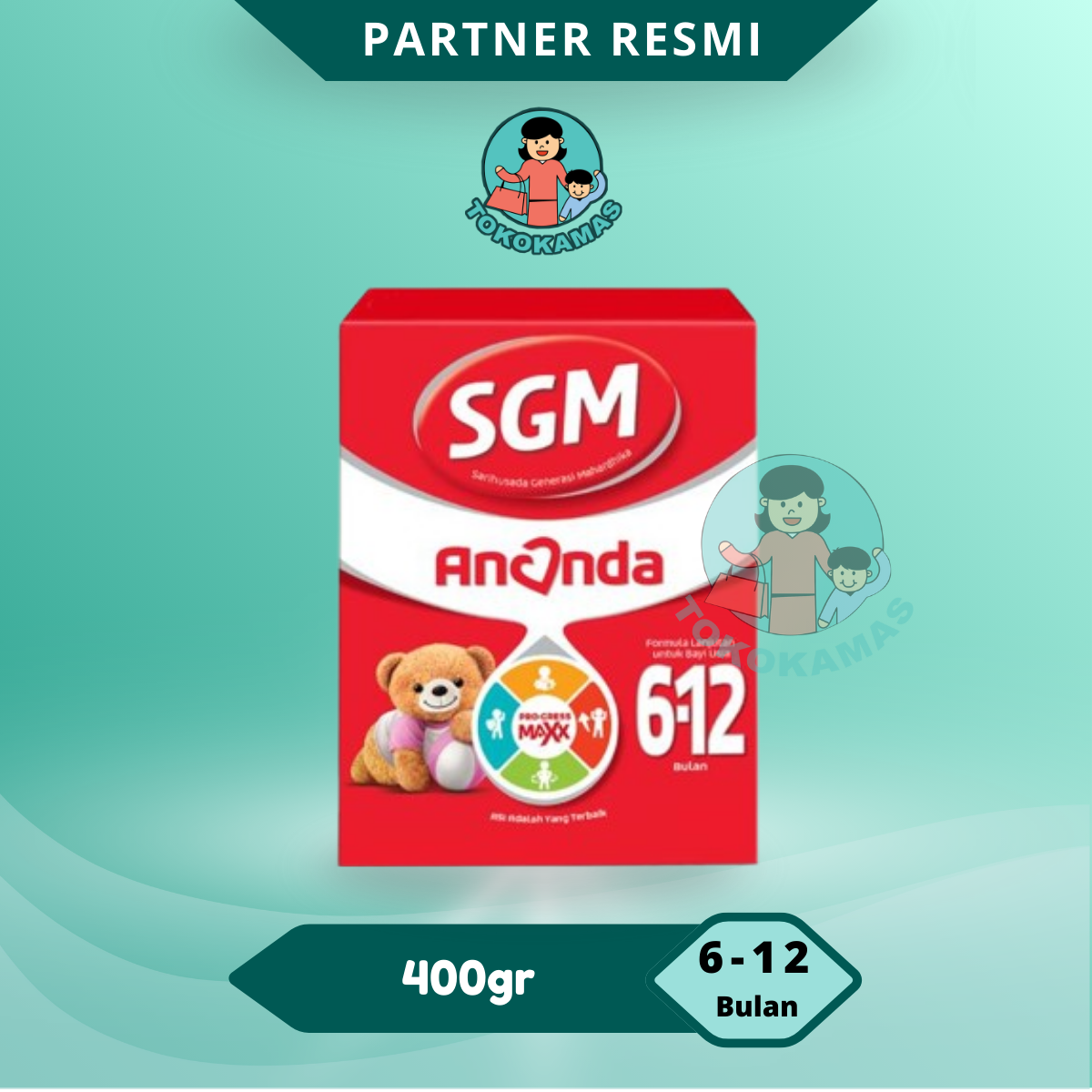 SGM Ananda 2 400gr Susu Formula Bayi 6-12 Bln